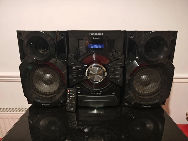 PANASONIC SA-AKX18 MINI Hi Fi System - Bluetooth CD Radio USB Remote ...