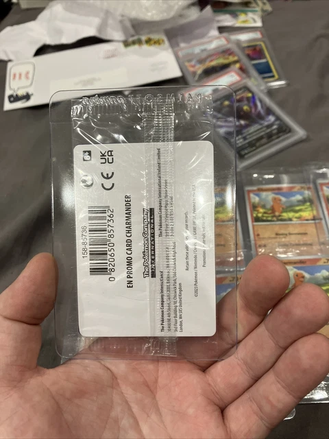 CHARMANDER 004/165 POKEMON 151 EB Games Stamp Promo Sealed Pokemon Card ...