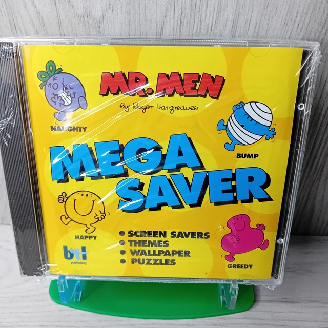 MR.MEN MEGA SAVER Pc Cd Rom Game - Rare Retro Gaming - New Sealed £16. ...