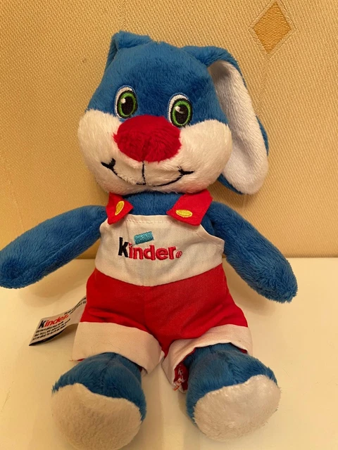 KINDER CHOCOLATE BLUE Bunny Rabbit Soft Plush Toy Easter Gift £5.00 ...