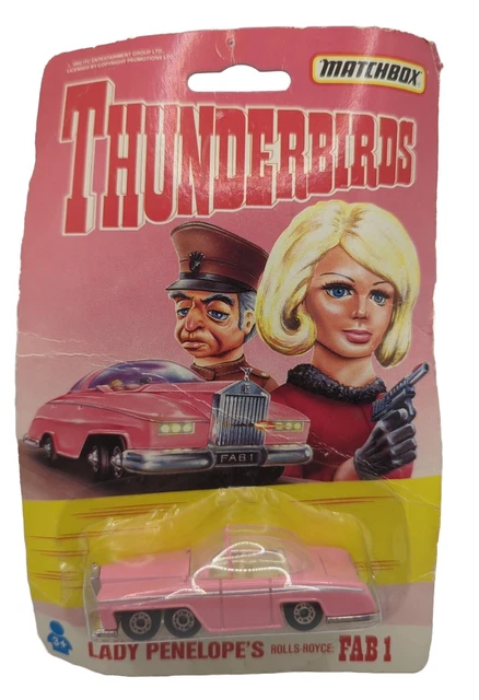 MATCHBOX TB-005 THUNDERBIRDS Lady Penelope's Roll Royce FAB1 modèle de voiture moulée sous ...
