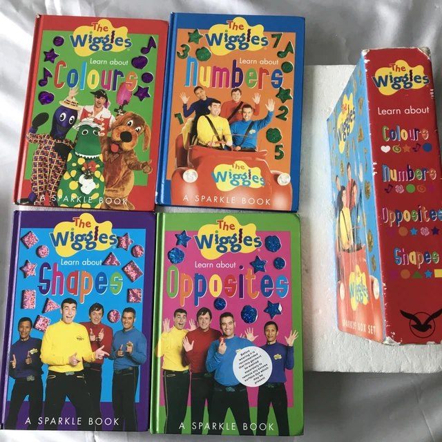 THE WIGGLES BOOKS Box Set Rare Original Cast Merchandise Sparkle ...