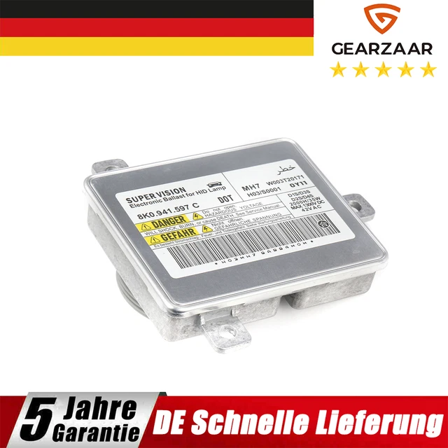 8K0941597E FÜR VW AUDI SKODA SEAT Vorschaltgerät Steuergerät Xenon NEU ...