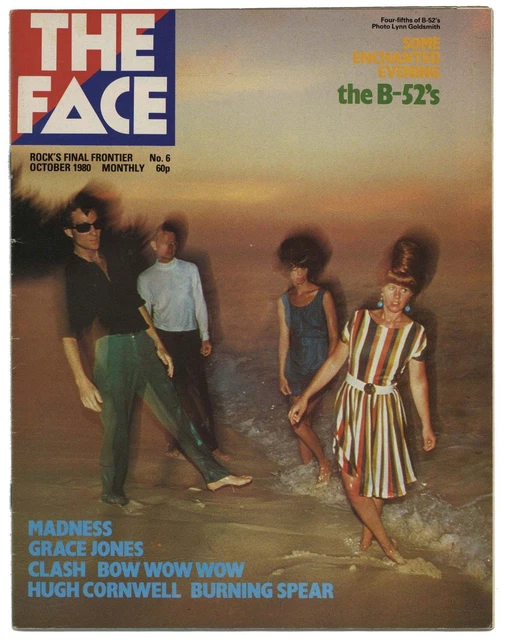 THE FACE MAGAZINE No 6 October 1980 the B-52s Clash Stranglers ...