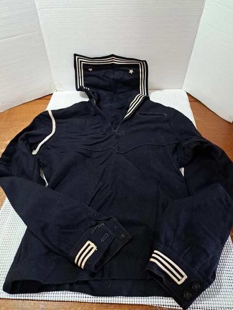 Vintage Wwii Era Naval Clothing Factory Navy Issued Uniform Cracker