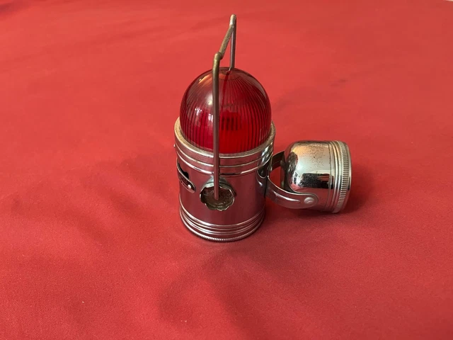 VINTAGE PIFCO MOTORIST Torch Light Lamp Empire Made Red dome £12.94 ...