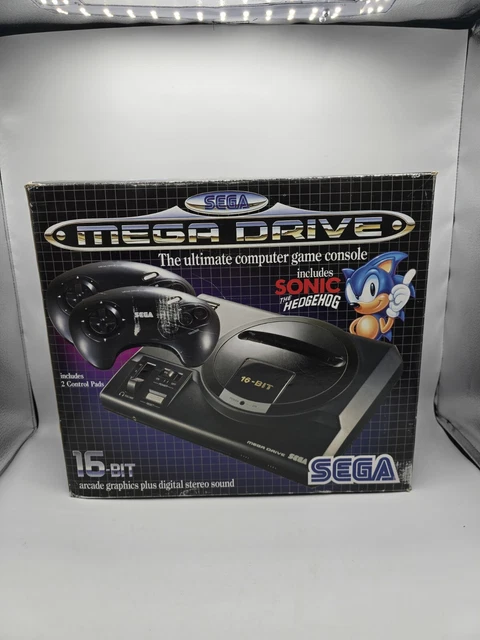 SEGA MEGA DRIVE Console - Boxed - Sonic Edition - PAL - Tested ...