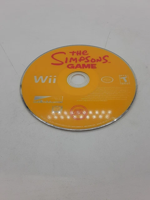 THE SIMPSONS GAME Nintendo Wii Tested Disc Only Tested £15.42 - PicClick UK