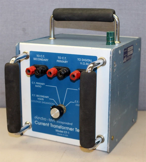 ELECTRO-TEST INC. ETI CT Current Transformer Test Unit Tester CT-1 $349 ...