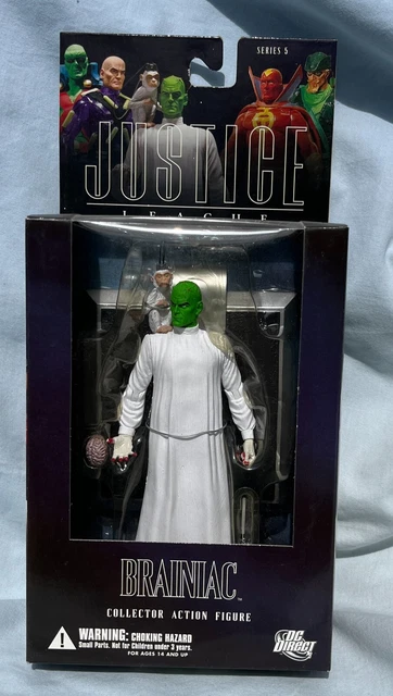 DC DIRECT JUSTICE LEAGUE Alex Ross BRAINIAC 6” Figure EUR 27,30 ...