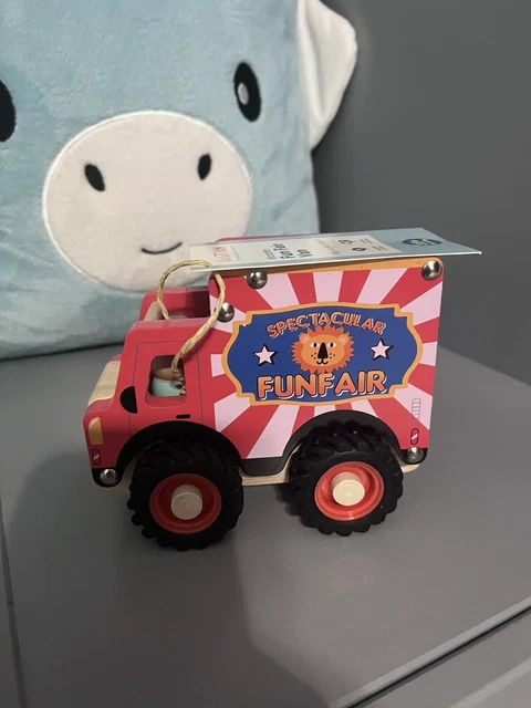 LITTLE TOWN WOODEN Fun Fair Van BNWT £3.00 - PicClick UK