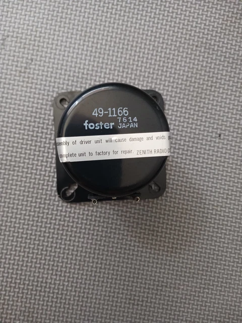 VTG FOSTER 49-1166 horn tweeter Japan Speaker Replacement Zenith ...