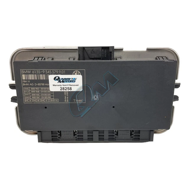 BMW FRM III Footwell Light Control Module Fits X3 X4 F25 F26 9345379 £ ...