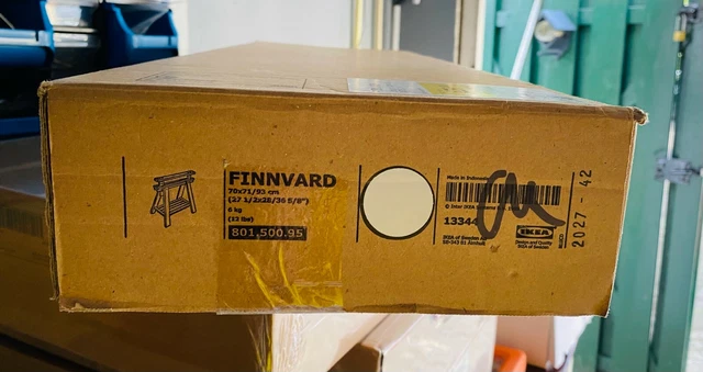 IKEA FINNVARD TRESTLE White Wood Wooden Stand Leg Original New In Box ...
