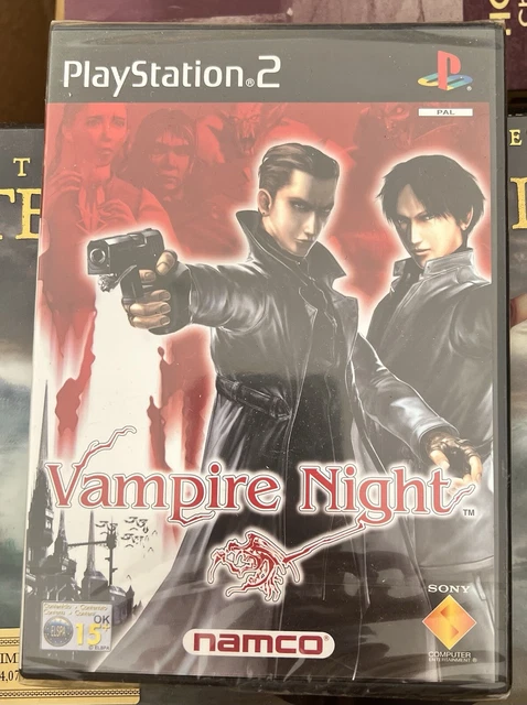 PS2 VAMPIRE NIGHT, UK Pal, Black cased, New & Sony Factory Sealed (D) £ ...