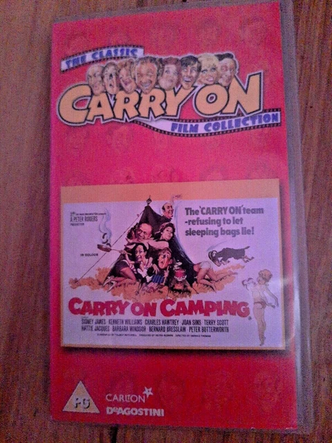 CARRY ON CAMPING (2003) CARLTON -VHS VIDEO TAPE BARBARA WINDSOR and SID ...