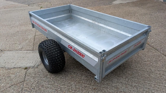 END OF LINE - NEW CRH Off-Road Galv GP trailer 2x1mtr - 550kg cap. 1 ...