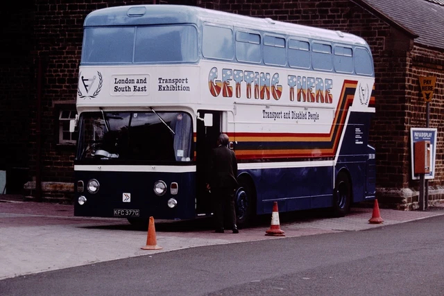 ORIGINAL BUS SLIDE London & South East Transport Exhibition KFC 377G ...