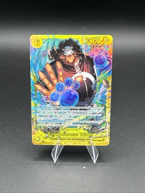 ONE PIECE CCG Bartholomew Kuma OP12-119 SEC Alt Art HOLO NM/M Pack ...