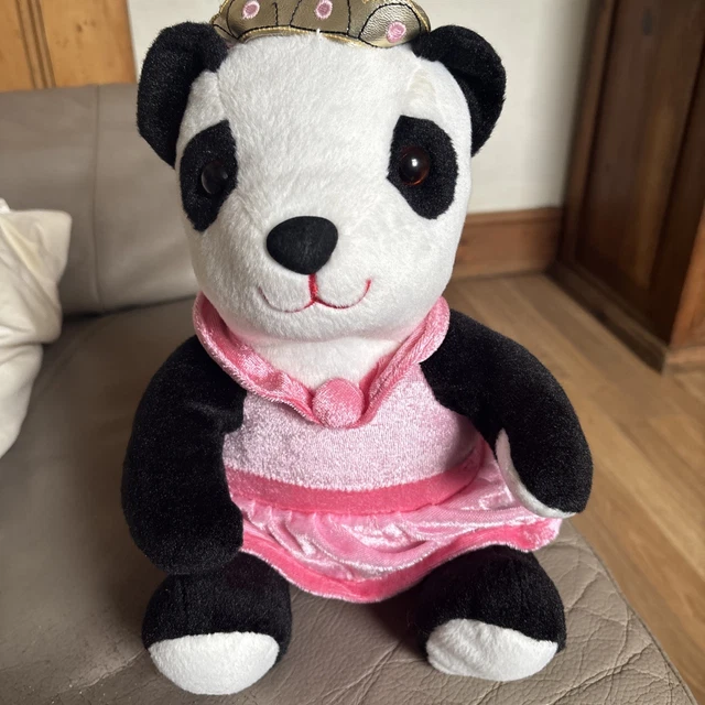 SOOTY SOO PRINCESS Plush Soft Toy Gold Crown Cadells Large Panda 2008 ...