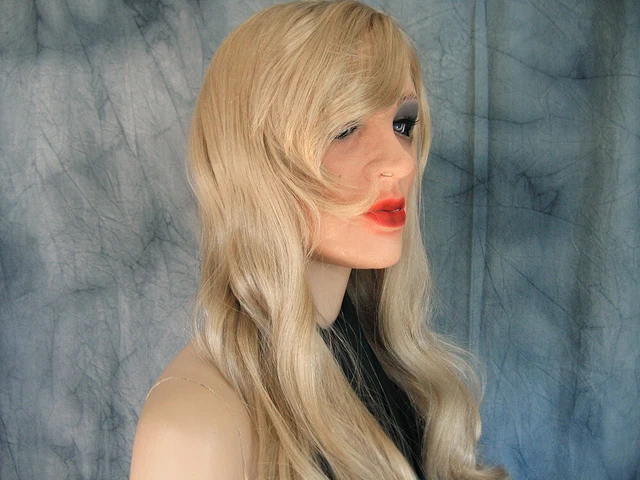 LATEX MASK MARILYN +LASHES +WIG - Female Rubber Face Trans Sissy ...