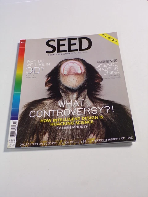 SEED MAGAZINE NO 1, November 2005, What Controversy, Chimpanzee ...