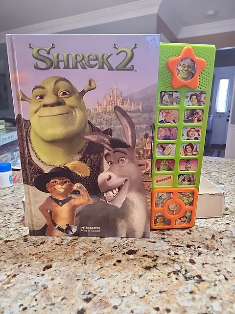 VINTAGE 2004 DREAMWORKS Shrek 2 Interactive Play-a-Sound Kids Story ...
