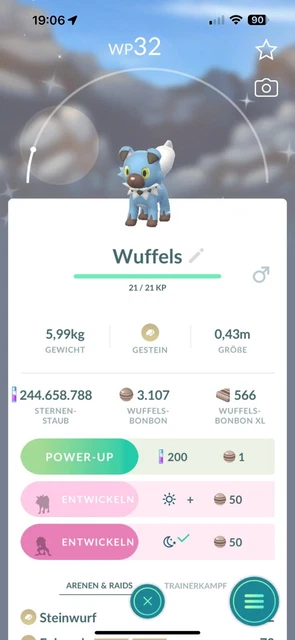 POKÉMON GO ROCKRUFF/WUFFELS Shiny Global GOFEST 2024 Pogo EUR 14,99 ...