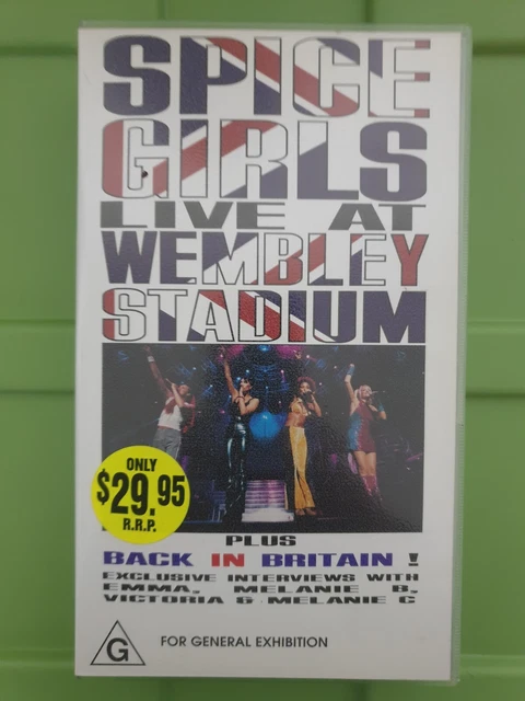 SPICE GIRLS LIVE At Wembley Stadium Vhs 1998, Watched, Works Great. $17 ...