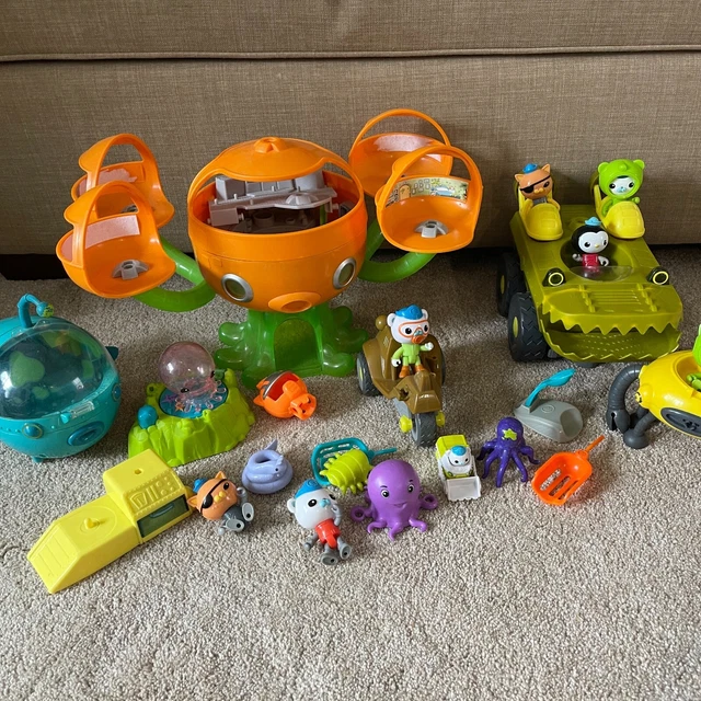 OCTONAUTS TOYS PLAYSET Figures Accessories Octopod Vehicles Big Lot ...