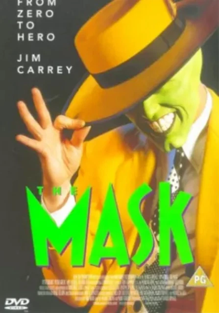 THE MASK (DVD) Jim Carrey Cameron Diaz Peter Greene Peter Riegert ...