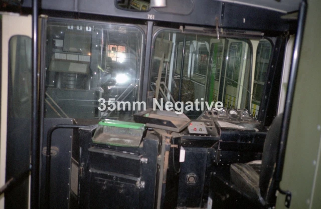 BLACKPOOL TRANSPORT JUBILLEE TRAM 761 INTERIOR CAB 35mm NEG+COPYRIGHT ...