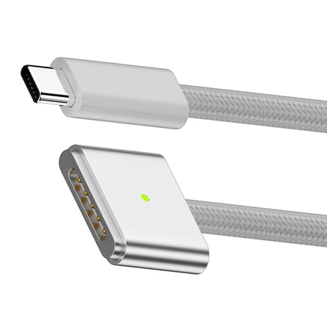 CONVERTER MAGNETIC USB Type C To Magsafe 3 Charger Cord For MacBook Air ...