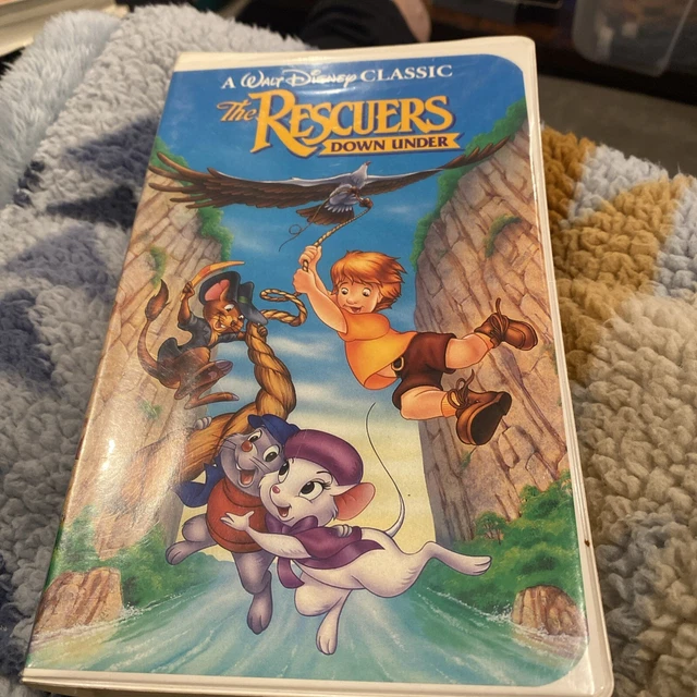 THE RESCUERS DOWN Under (VHS, 1991) Black Diamond Edition Rare 1142 £16 ...