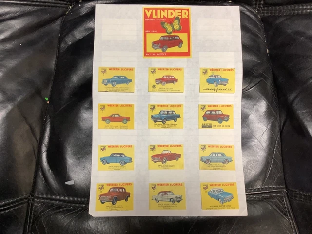 VINTAGE MATCHBOX LABELS - Dutch Weerter Lucifer's - No 1 to 30 £52.68 ...