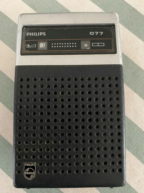 PHILIPS RADIO TASCHENRADIO 90 RL 077 70er Jahre VINTAGE Retro Deko ...