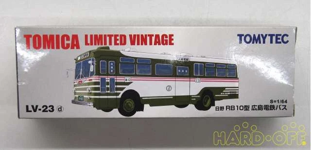 TOMY TEC TLV-23D Hino Rb10Hiroshima Electric Railway Bus Green White £ ...