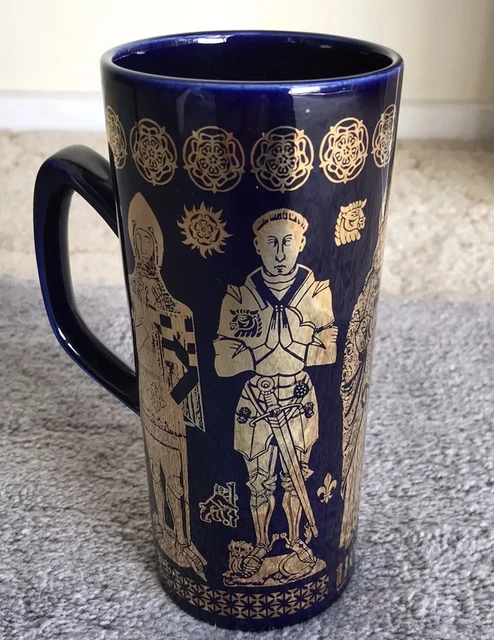 VINTAGE HORNSEA POTTERY war of the rose tankard mug york & lanester ...