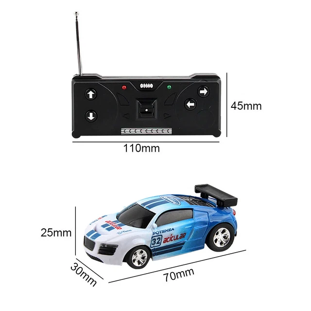 Coke Can Mini Cans Rc Car With Roadblocks Rc Car Micro Racing Car Christmas T £9 11 Picclick Uk