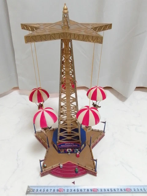 MR. CHRISTMAS GOLD Label World’s Fair Parachute Ride Animated Music Box ...