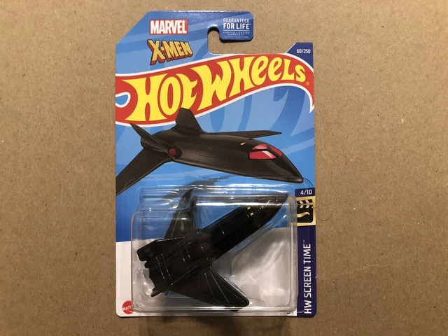 2022 HOT WHEELS X-JET (Black) — 90s X-MEN - SCREEN TIME 60/250 — NEW £9 ...