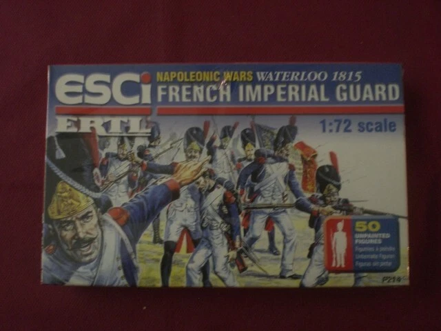 NAPOLEONIC WARS &FRENCH Imperial Guard" Waterloo 1815 - SCALA 1/72 Esci ...