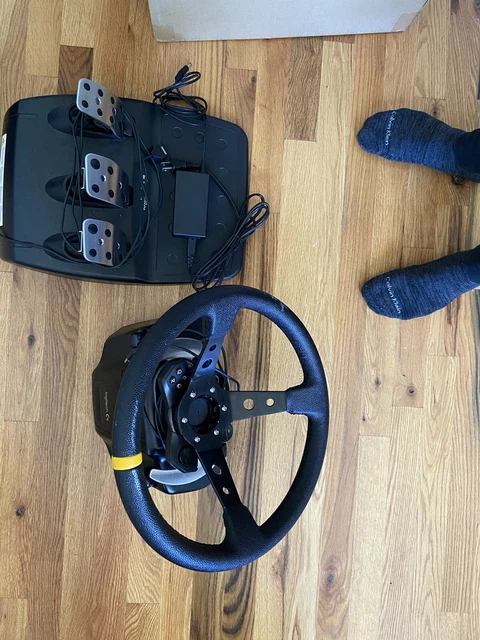 ROUE DE COURSE Logitech G29 Driving Force - modifiée avec roue à plat ...