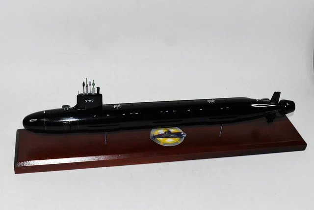 USS TEXAS (SSN-775) Submarine Model, US Navy, 20", Virginia Class Block ...