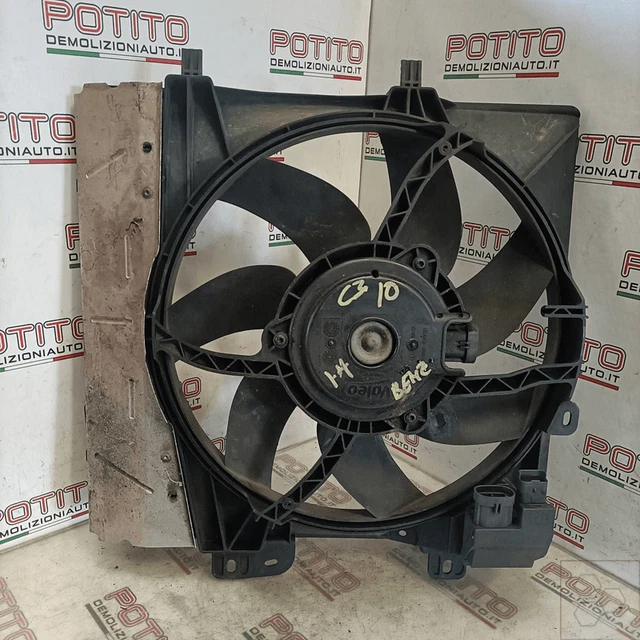 1253H4 ELETTROVENTOLA CON SUPPORTO per CITROEN C3 2A SERIE (A51) 1.2 ...