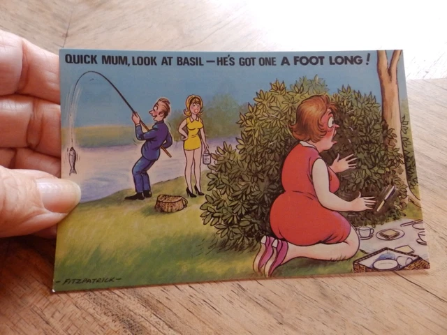 BAMFORTH SAUCY SEASIDE Comic Postcard Black Triangle #70 £2.50 ...