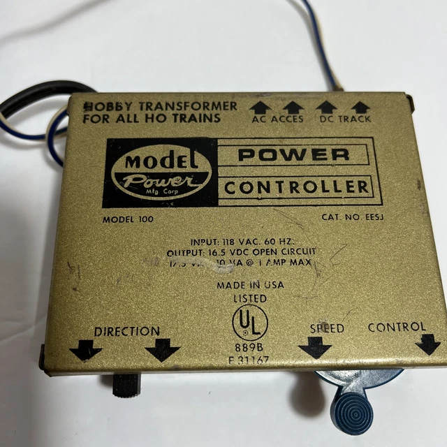 VINTAGE UP HOBBY Transformer Model 100 Railroad Train Universal ...