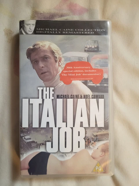 THE ITALIAN JOB 1969 VHS Tape Michael Caine PG £3.31 - PicClick UK
