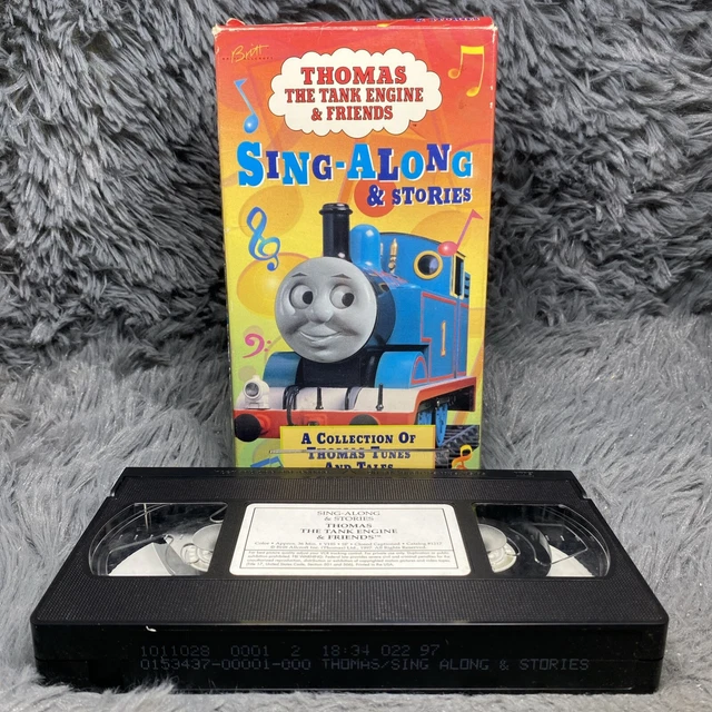 THOMAS THE TANK Engine Sing-Along Stories VHS 1997 George Carlin Animated Train £18.23 - PicClick UK