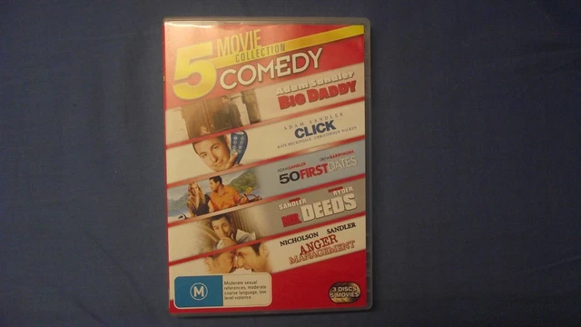 BIG DADDY/CLICK/50 FIRST Dates/Mr Deeds/Anger Management - DVD - R4 EUR ...